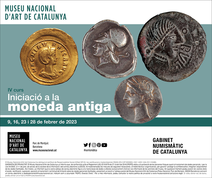 IV Curs d’iniciació a la moneda antiga al MNAC – Tribuna d'Arqueologia
